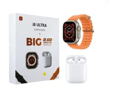 Health Monitoring Smart Watch with Ear Pods Set – Nutronics